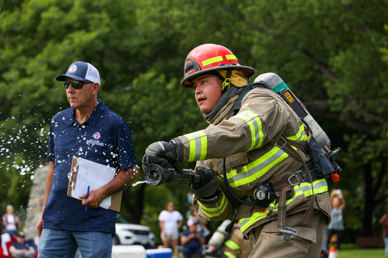 B.C. First Nations firefighters showcase skills at firefighting ...