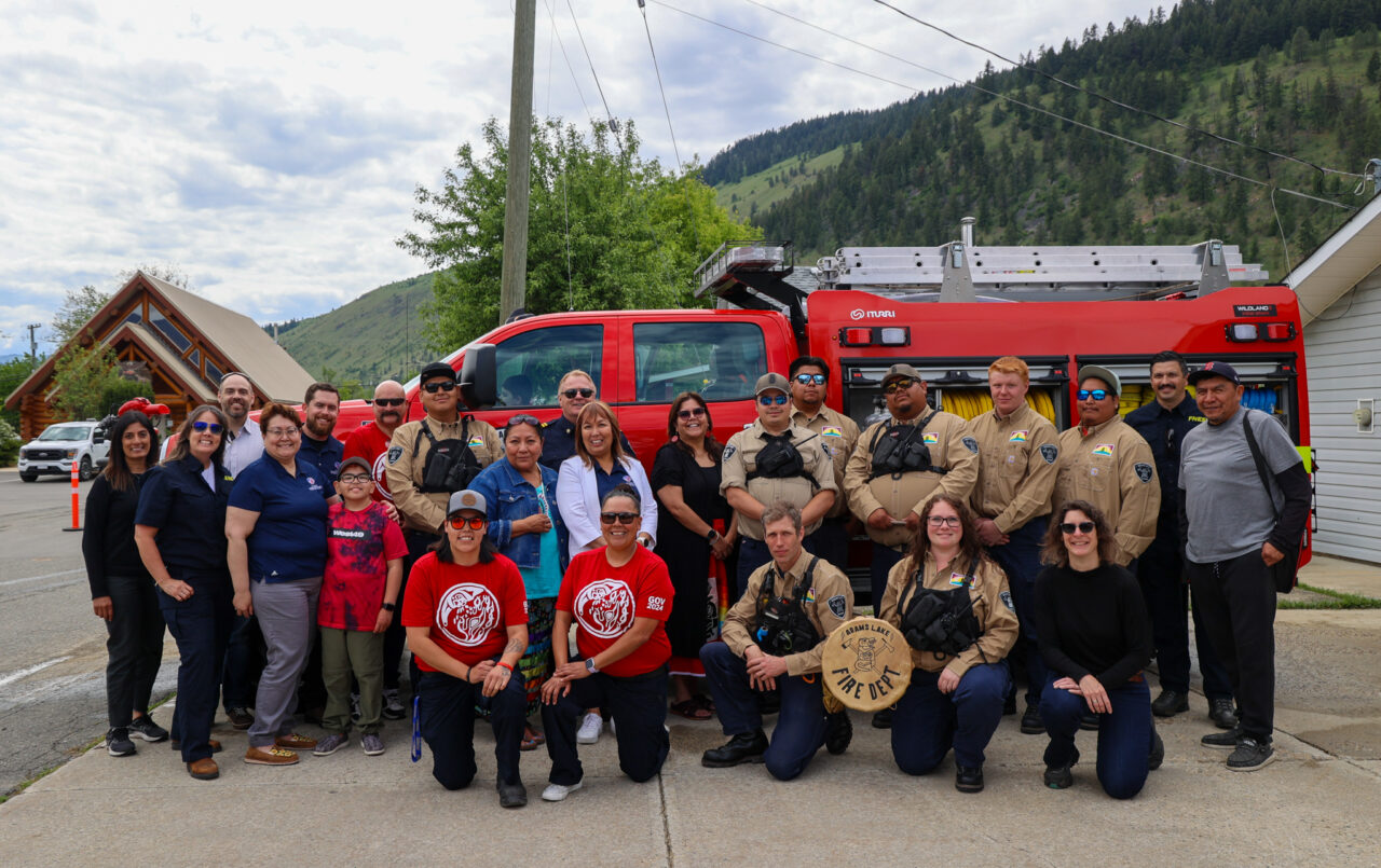 Adams Lake Indian Band Receives Historic Hybrid Fire Truck Donation